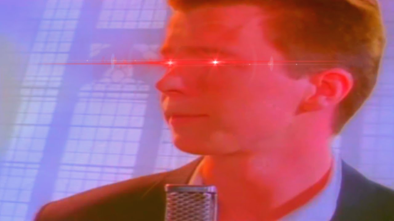 Rick Astley Goes Super Saiyan - YouTube
