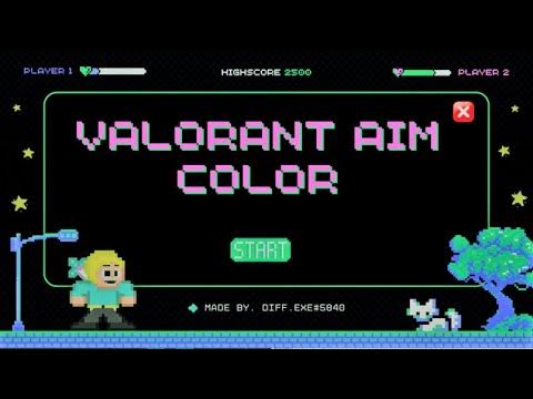VALORANT AIM COLOR อัพเดต++++ - YouTube