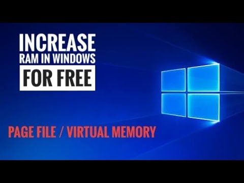 Increase RAM in Windows for FREE ! Page File System ? How it works ...