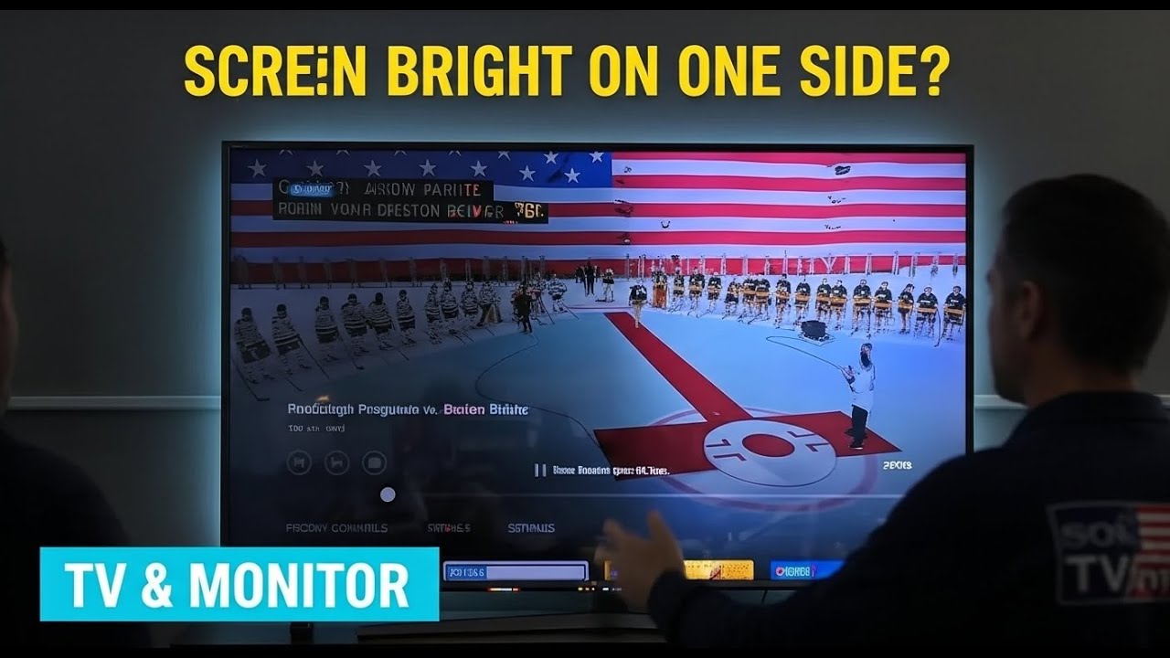 Screen Bright on One Side? Fix Uneven Brightness (TV & Monitor) - YouTube