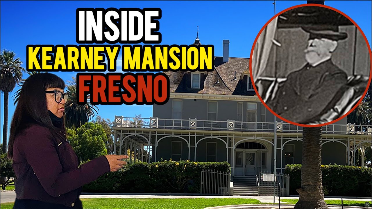 Kearney Mansion Fresno | Inside Tour #fypage - YouTube