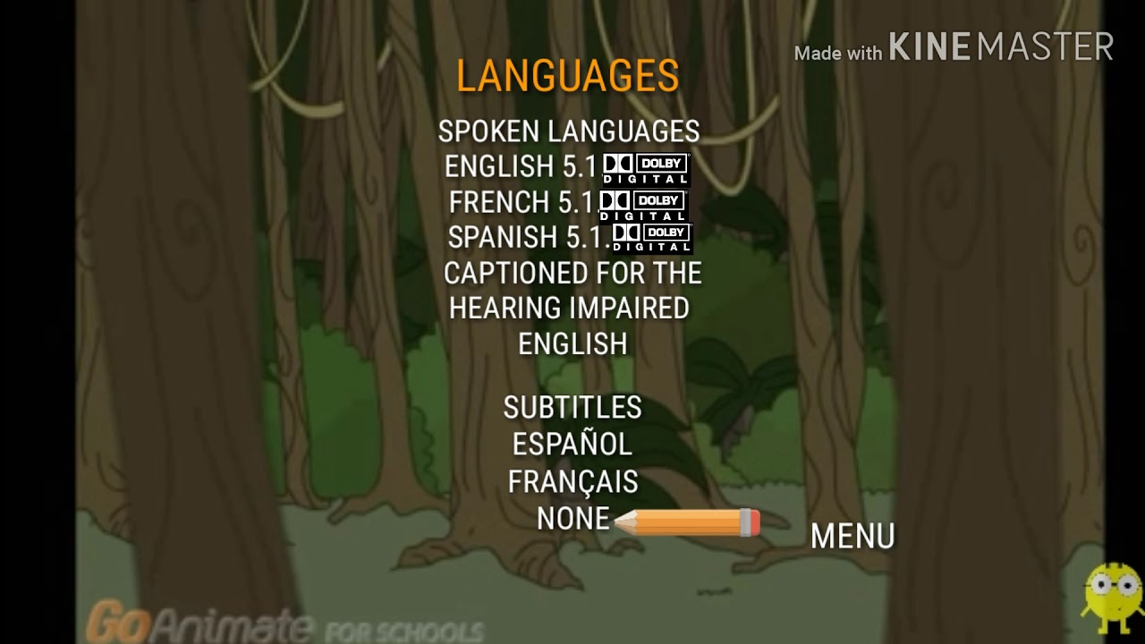 Chibi Peepz 2 The Return of Ninja (2003) DVD Menu (Language Selection ...