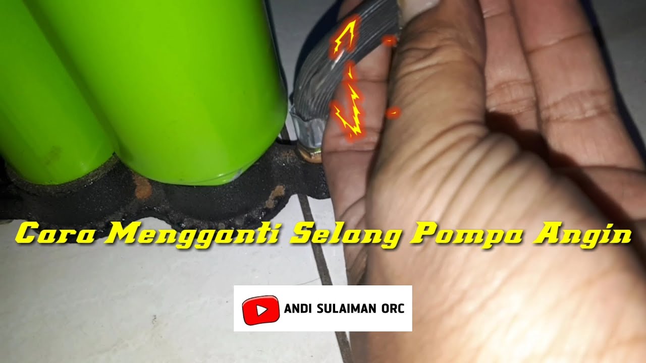 Cara Mengganti Selang Pompa Angin - YouTube