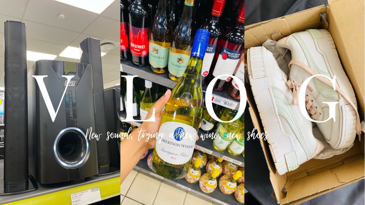 VLOG: Finally got a sound bar!!, trying new wine and new purchases ...