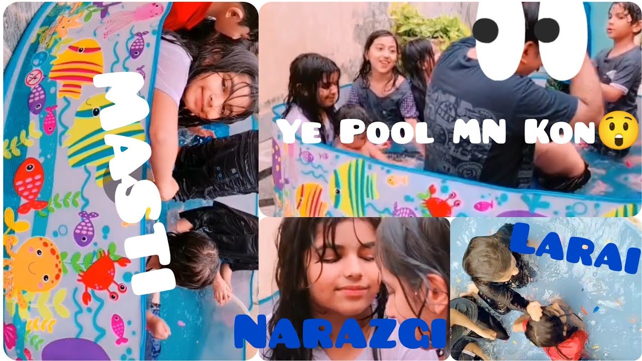 Swimming pool MN Masti | Pool MN Larai 🥴 | Ye Pool MN kon a gia🤔 ...