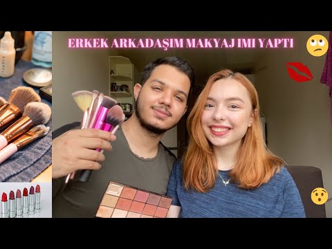 ERKEK ARKADAŞIM BANA MAKYAJ YAPIYOR !!! (BAYILDIMM🥰💋)