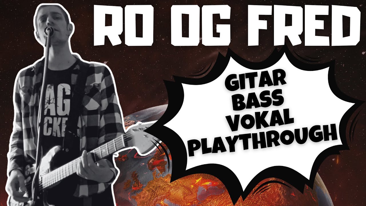 Lysne - Ro og Fred (Gitar/bass/vokal playthrough) - YouTube