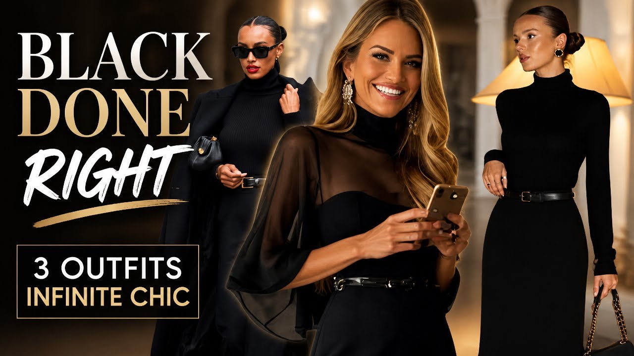 How to Wear Black | The Luxe Outfit Formulas That Always Look Chic ...