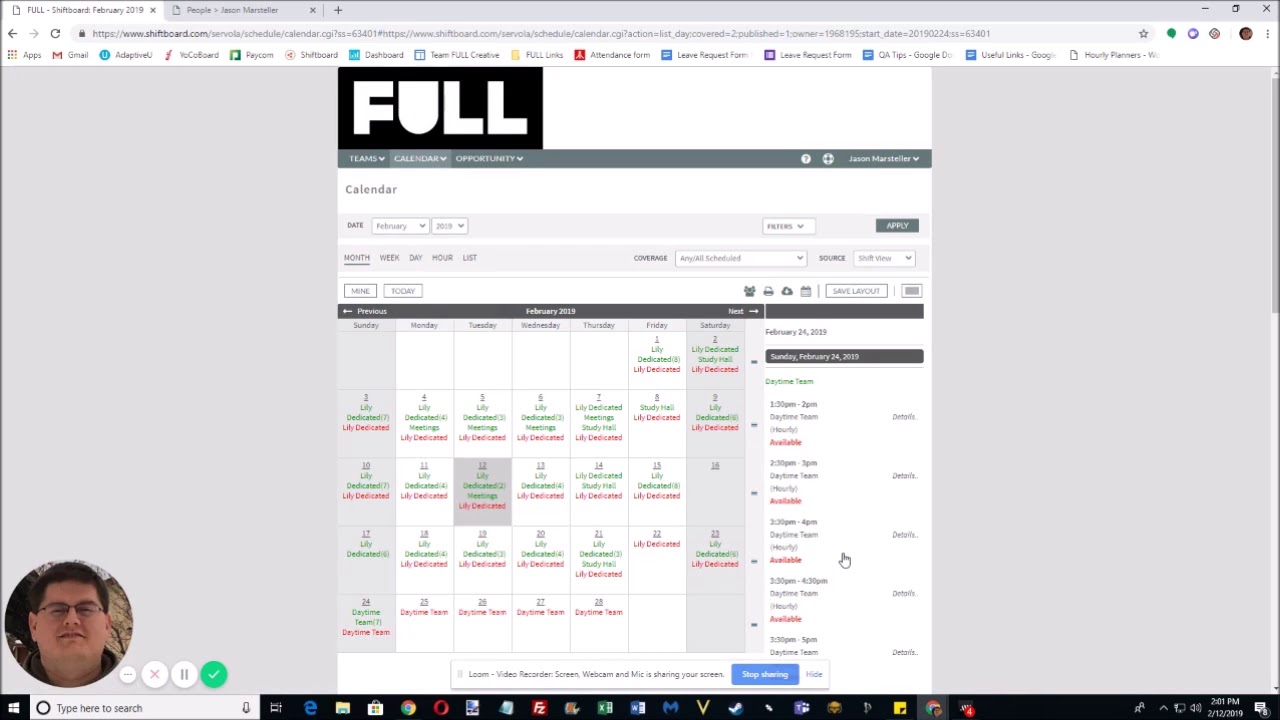 Schedule Selection in Shiftboard - YouTube