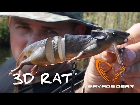 Szczur Savage Gear 3d Rat - YouTube