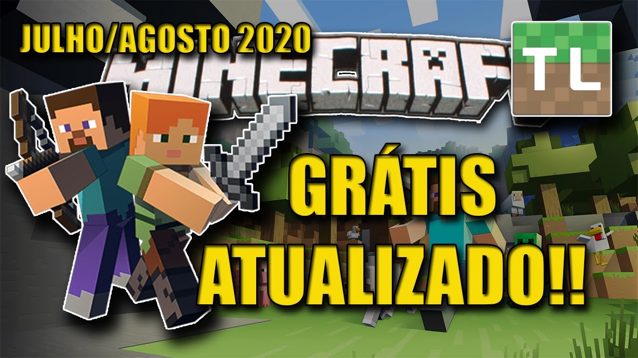 BAIXAR E INSTALAR MINECRAFT GRÁTIS E ATUALIZADO PARA PC (AGOSTO 2020 ...