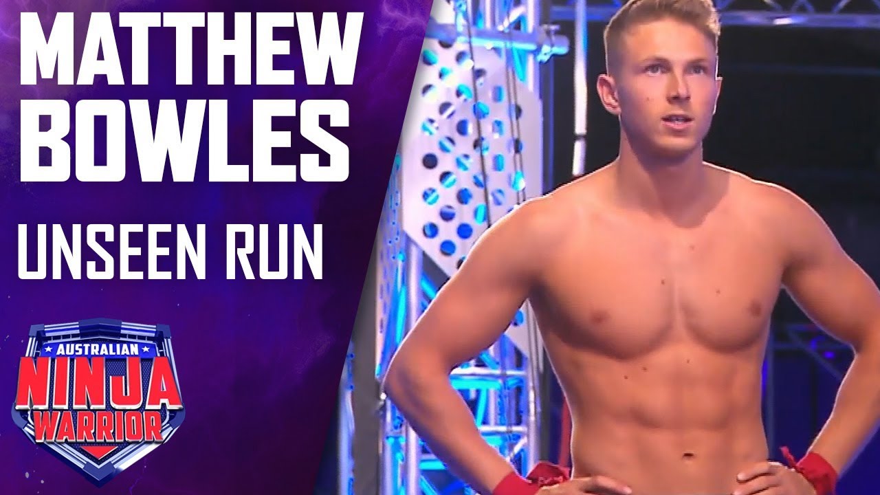 Matthew Bowles' unseen run | Australian Ninja Warrior 2019 - YouTube