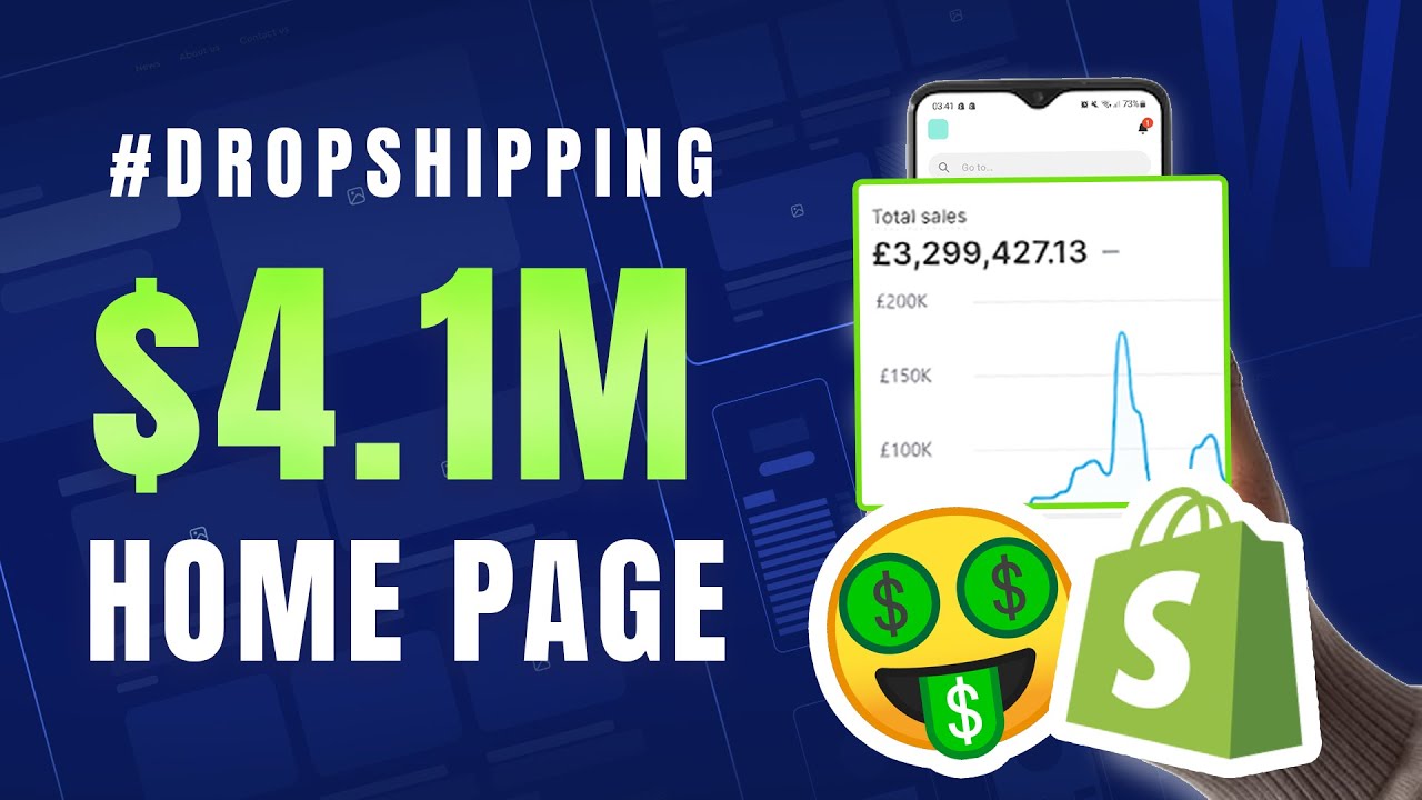 The Perfect Dropshipping Home Page | Shopify Niche Stores - YouTube