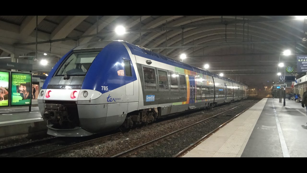 SNCF : Champagne Ardennes TGV - Reims en TER AGC - YouTube