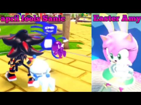 Early April Fools SANIC & Easter Amy - Sonic Speed Simulator REBORN ...