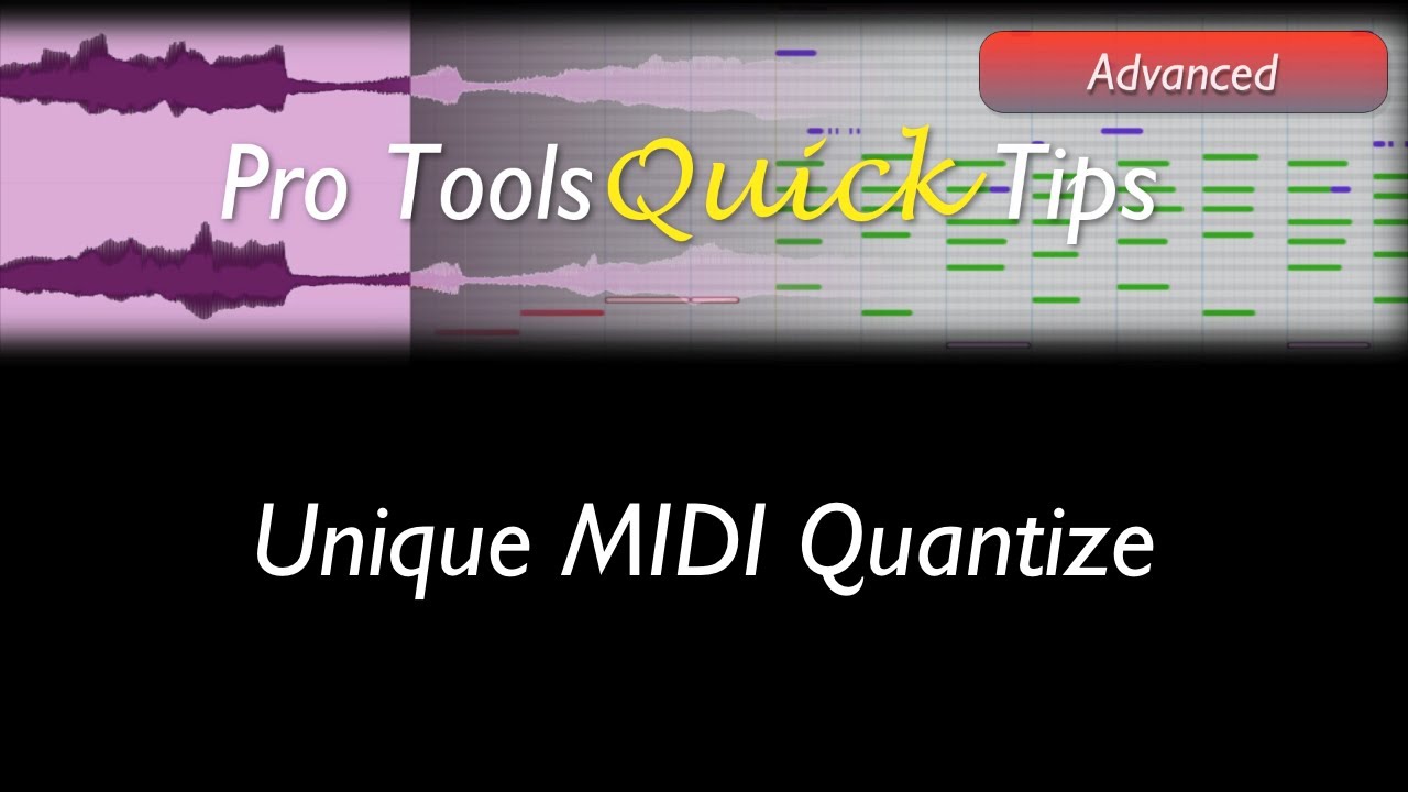 Pro Tools: Quantize Complex MIDI Drum Grooves - YouTube