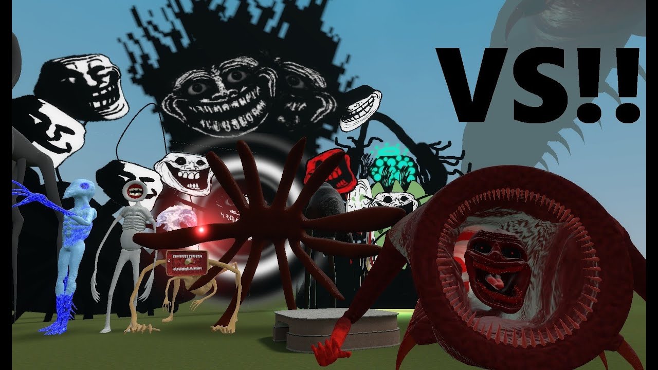 3D Maw Trollge Vs Trollge Vs Trevor Henderson Creatures - GarrysMod ...