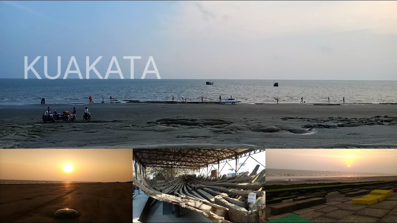 Kuakata beach & sunset view. - YouTube