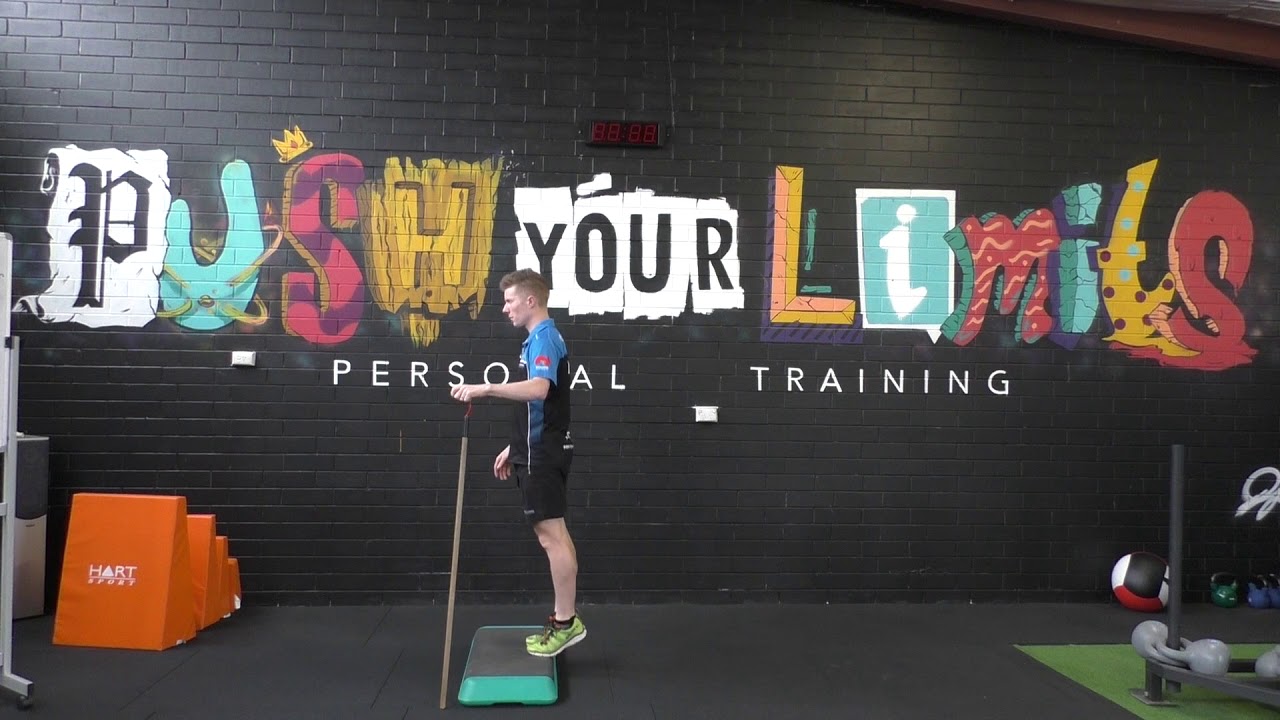 (1) double calf raise step - YouTube