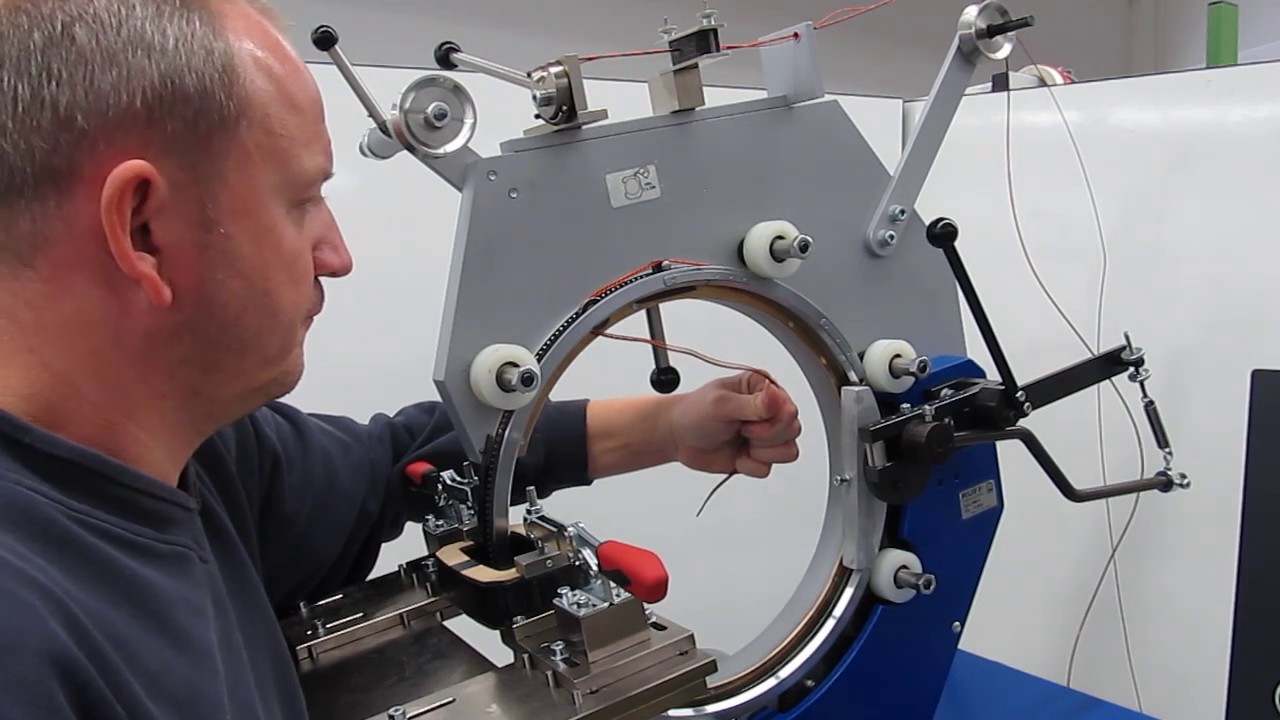RWE Global Toroidal Winding Machine - YouTube