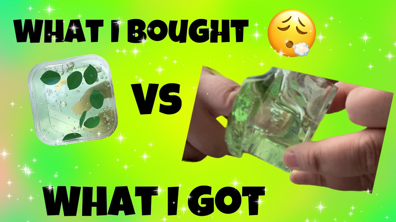 WHAT I BOUGHT vs WHAT I GOT //slime asmr//Temu slime review haul// 100% ...