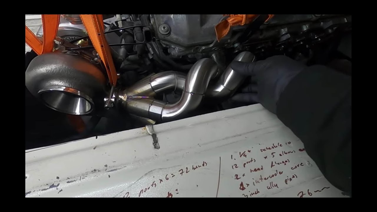 Bentley gt engine, turbo system, beginning for the Ford Econoline - YouTube