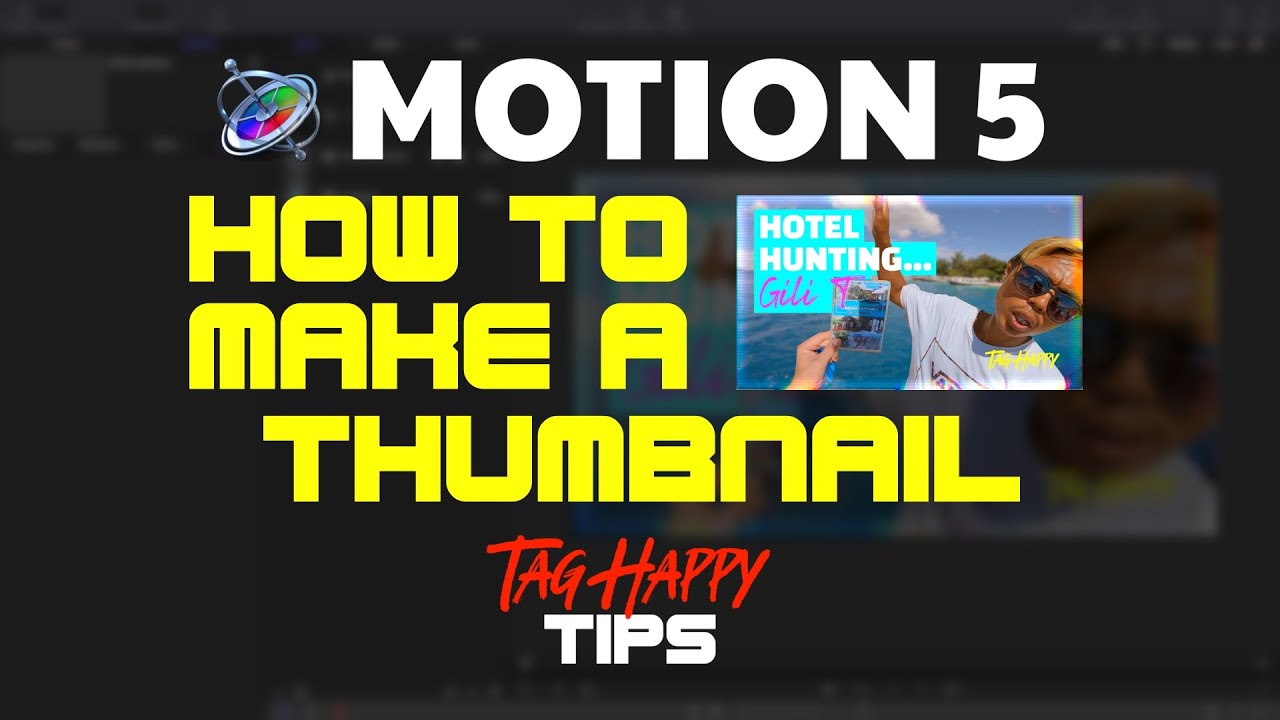 Motion 5 How To Make a Thumbnail - YouTube