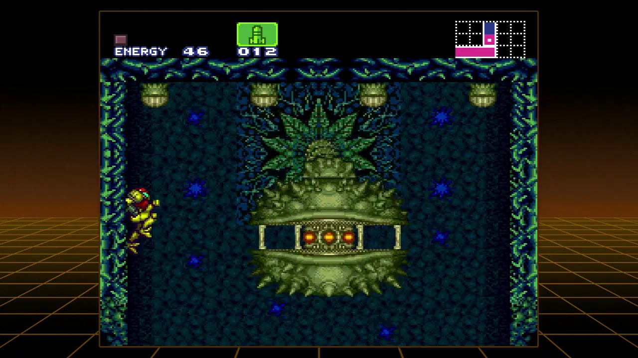 Spore Spawn Boss Battle Fight 3 Super Metroid - Nintendo SNES - YouTube