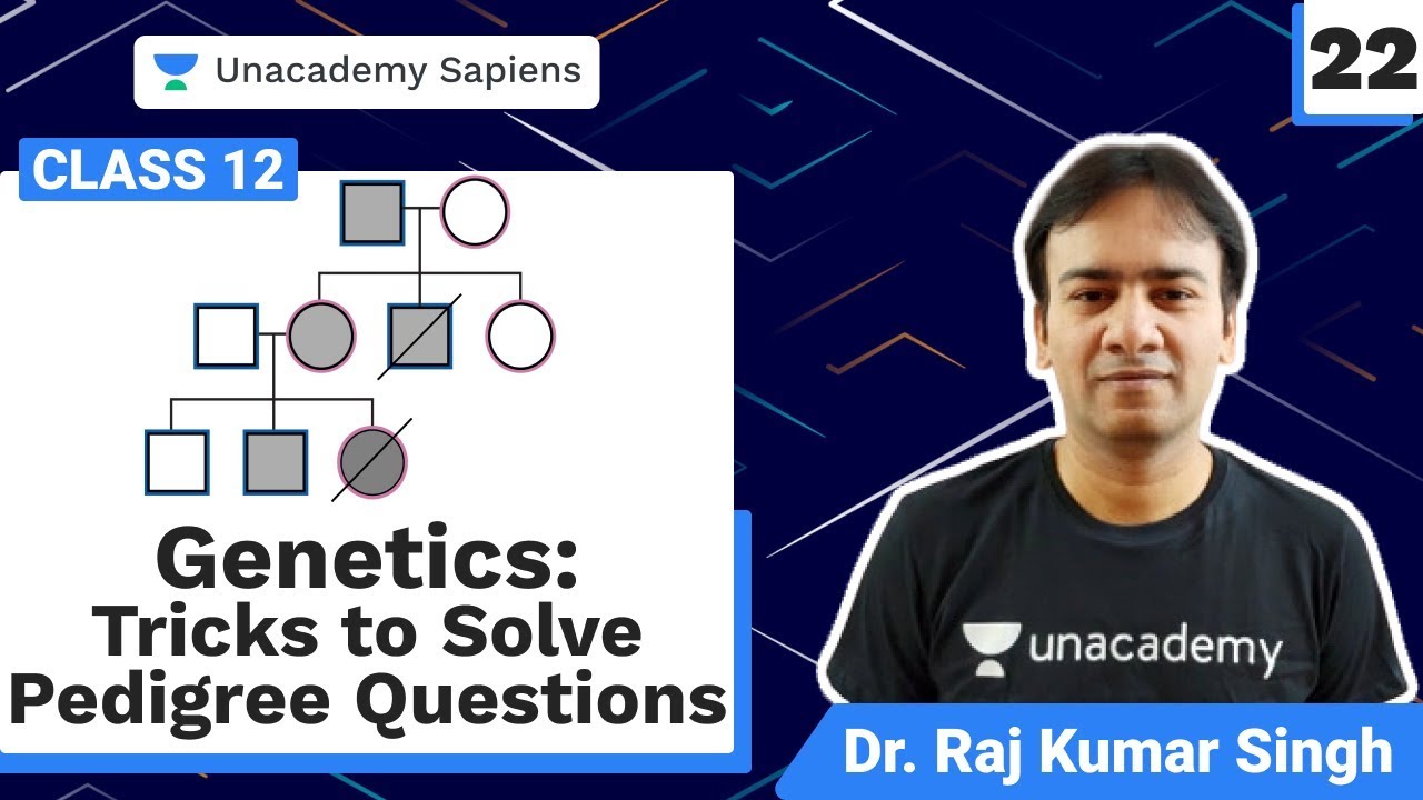 Genetics: Tricks to Solve Pedigree Questions L 23 | Operation NEET 2021 ...