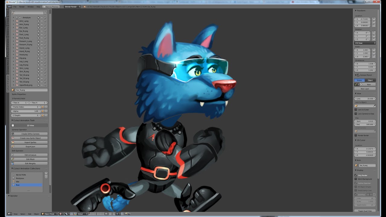 Cutout Animation Devlog 01 - YouTube