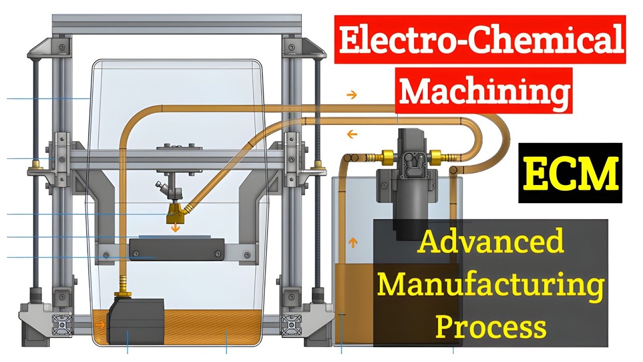 electrochemical machining process, electrochemical machining process in ...