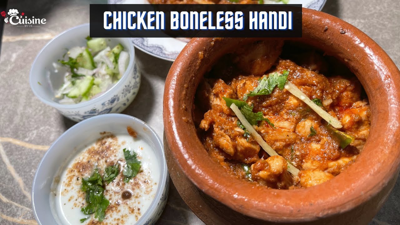 Chicken Boneless Handi | boneless chicken breast with gravy recipes ...