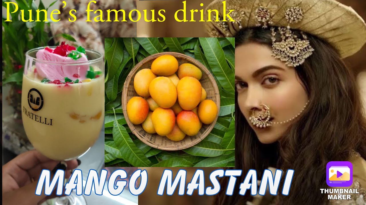 Pune’s famous MANGO MASTANI 🥭| How to make Mango Mastani ...