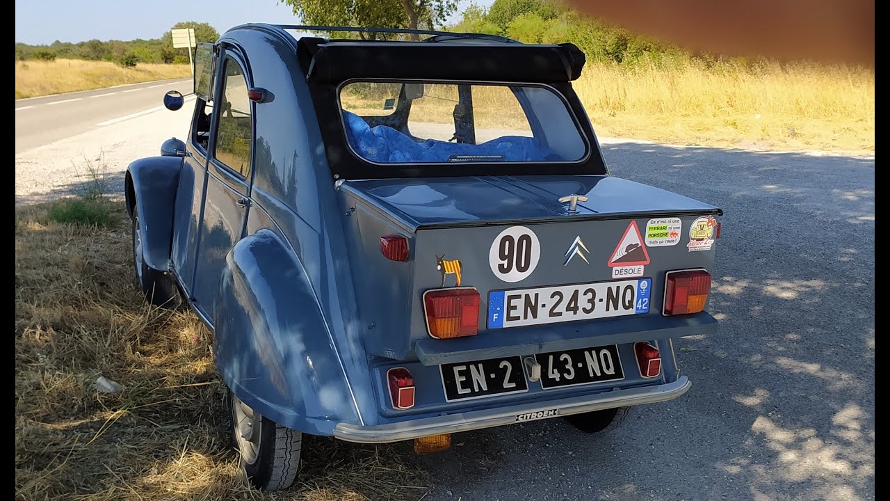 vacances en 2CV partie 1 le départ - YouTube