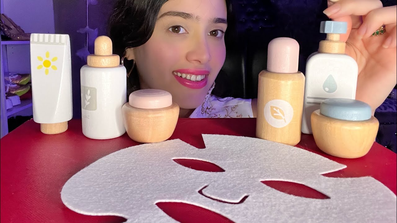ASMR- SKIN CARE / CUIDADO DE PIEL - ROLE-PLAY CON PRODUCTOS DE MADERA 🪵 ...