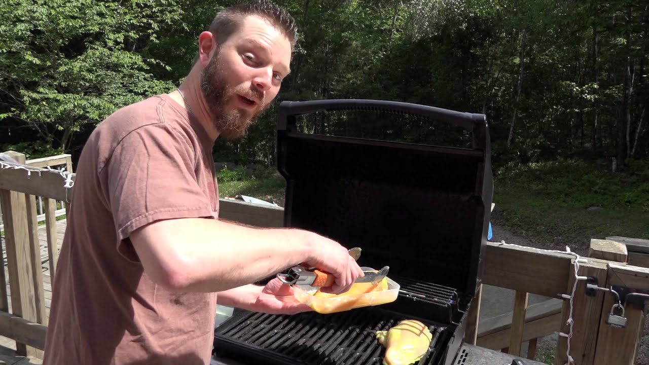 How to Cook Chicken and Skittles on the Grill - YouTube