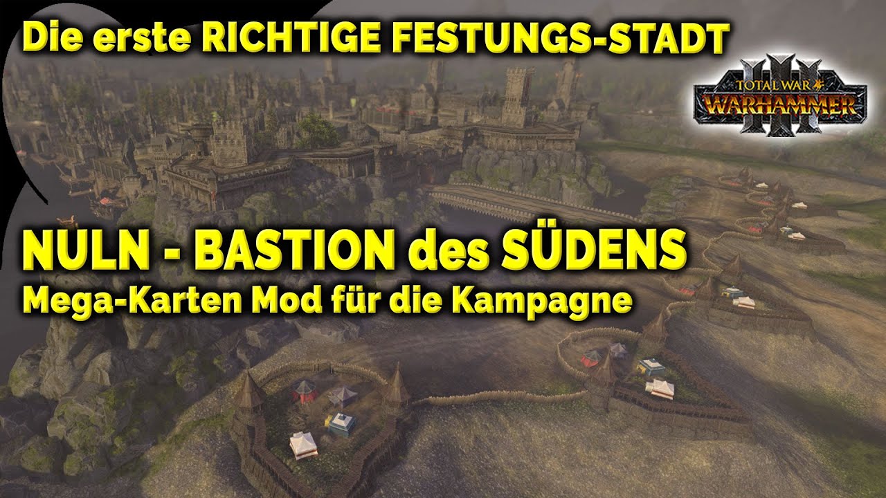 Die erste Richtige Belagerungs-Karte für Warhammer 3! Nuln - Bastion ...