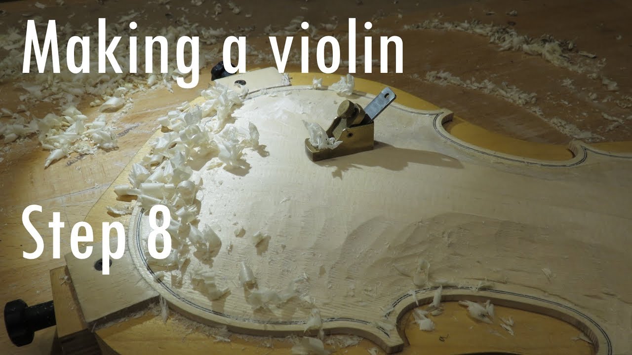 Making a violin - step 8 - the arching - YouTube