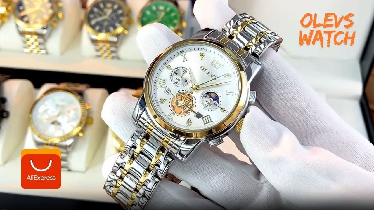 OLEVS 2856 WATCH FUNCTIONAL TIMETABLES - YouTube