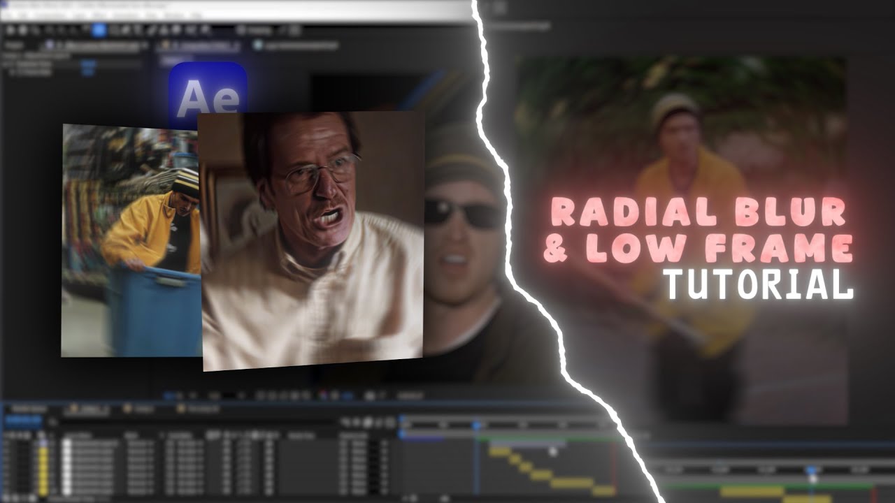 Radial Blur & Low Frame Tutorial | After Effects - YouTube