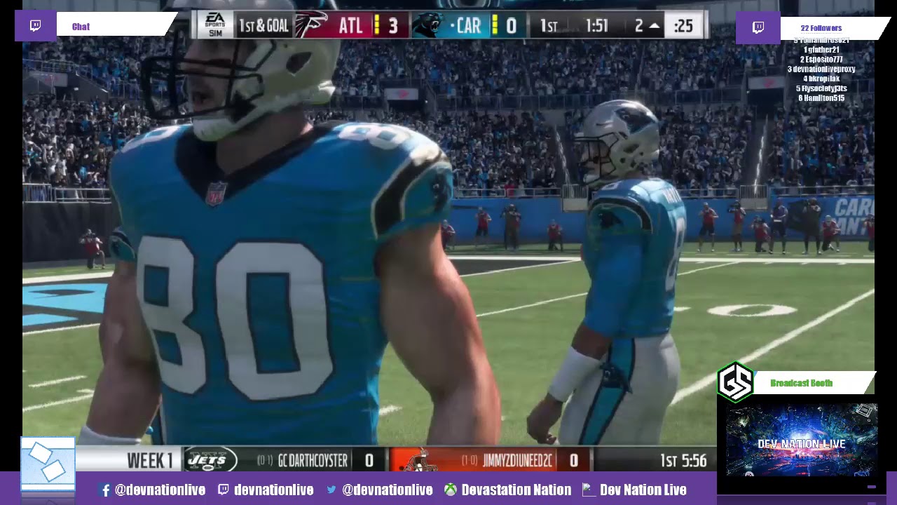 Week 3 - CAR vs ATL #devnationlive - YouTube