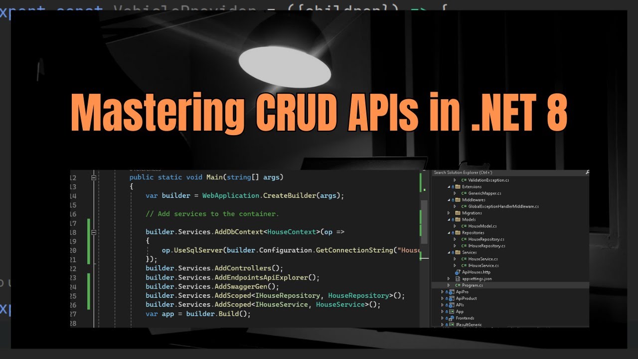 Mastering Crud Apis In Net 8 Build Create Read Update Delete Part 01 Youtube
