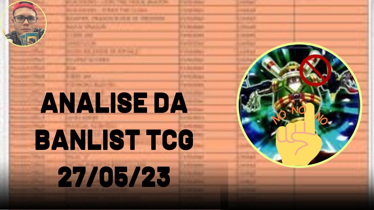 Análise da BANLIST 27/05/2023 YUGIOH TCG!! - YouTube