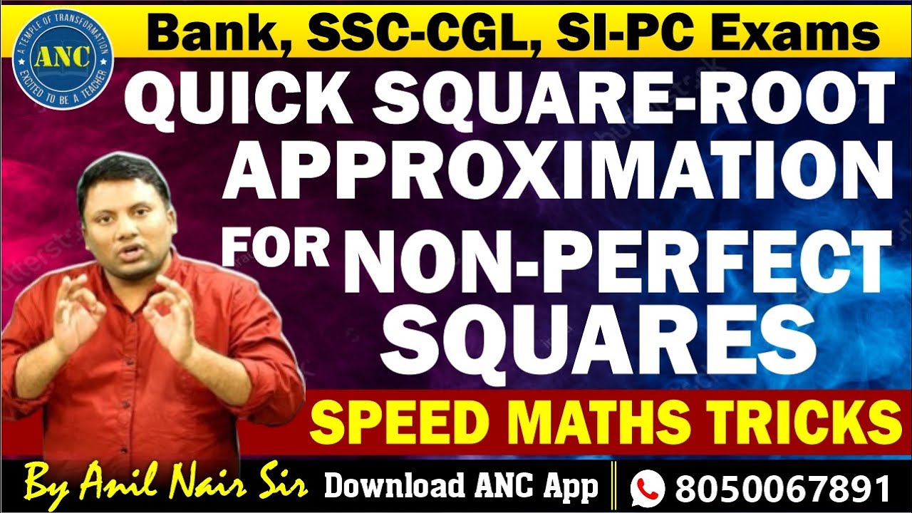 Quick Square-Root Approximation for Non-Perfect Squares || Speed Maths ...