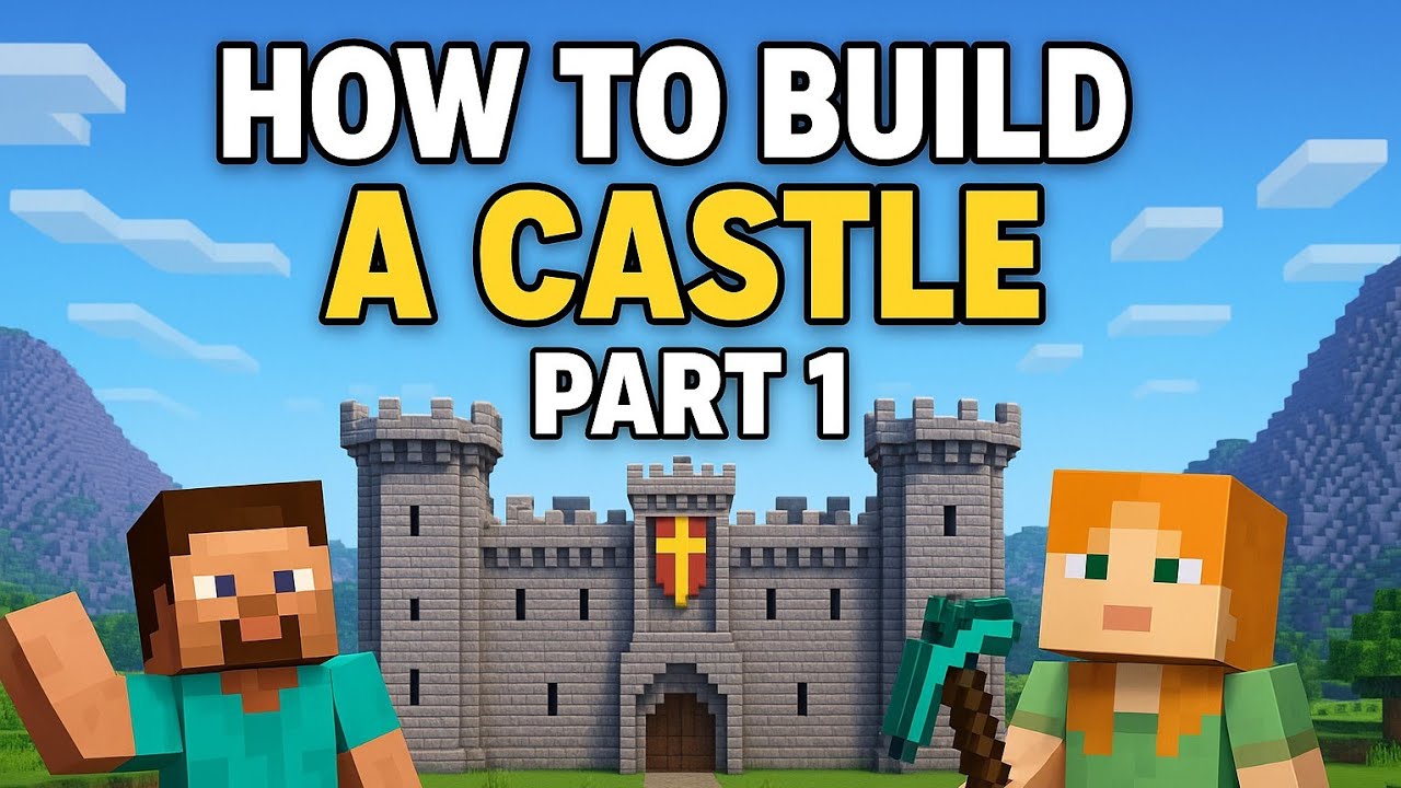 How to Build a Castle in Minecraft | Step by Step Tutorial (Part 1) 🏰# ...