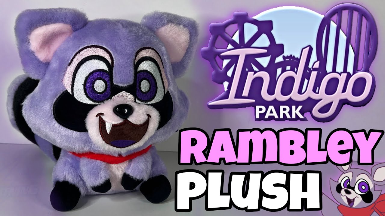 The Official Rambley The Raccoon Plush Is HERE! - [Indigo Park Plush ...