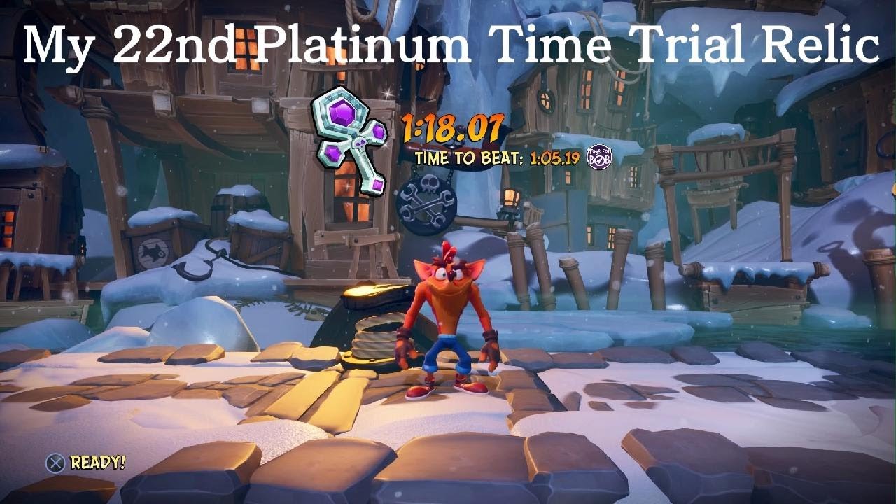 Crash Bandicoot 4: It's About Time Earning my 22nd Platinum Time Trial ...
