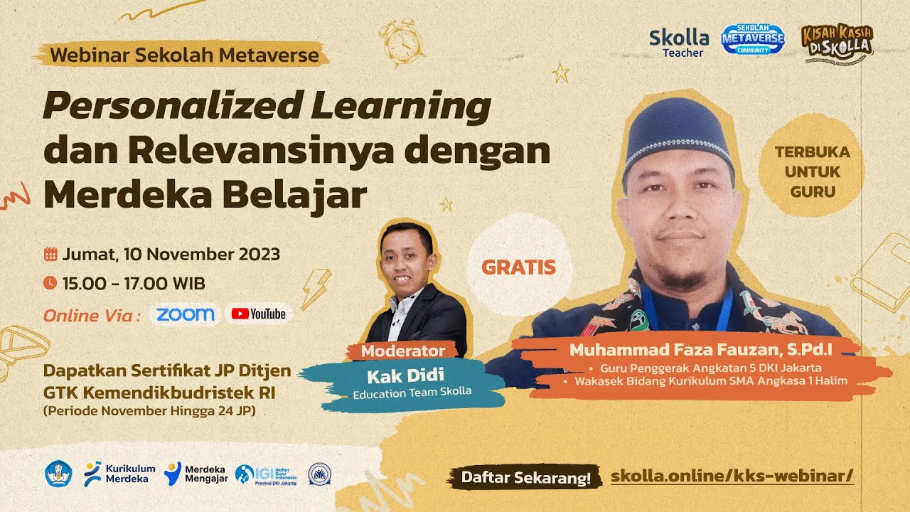 Webinar Sekolah Metaverse: Personalized Learning dan Relevansinya ...
