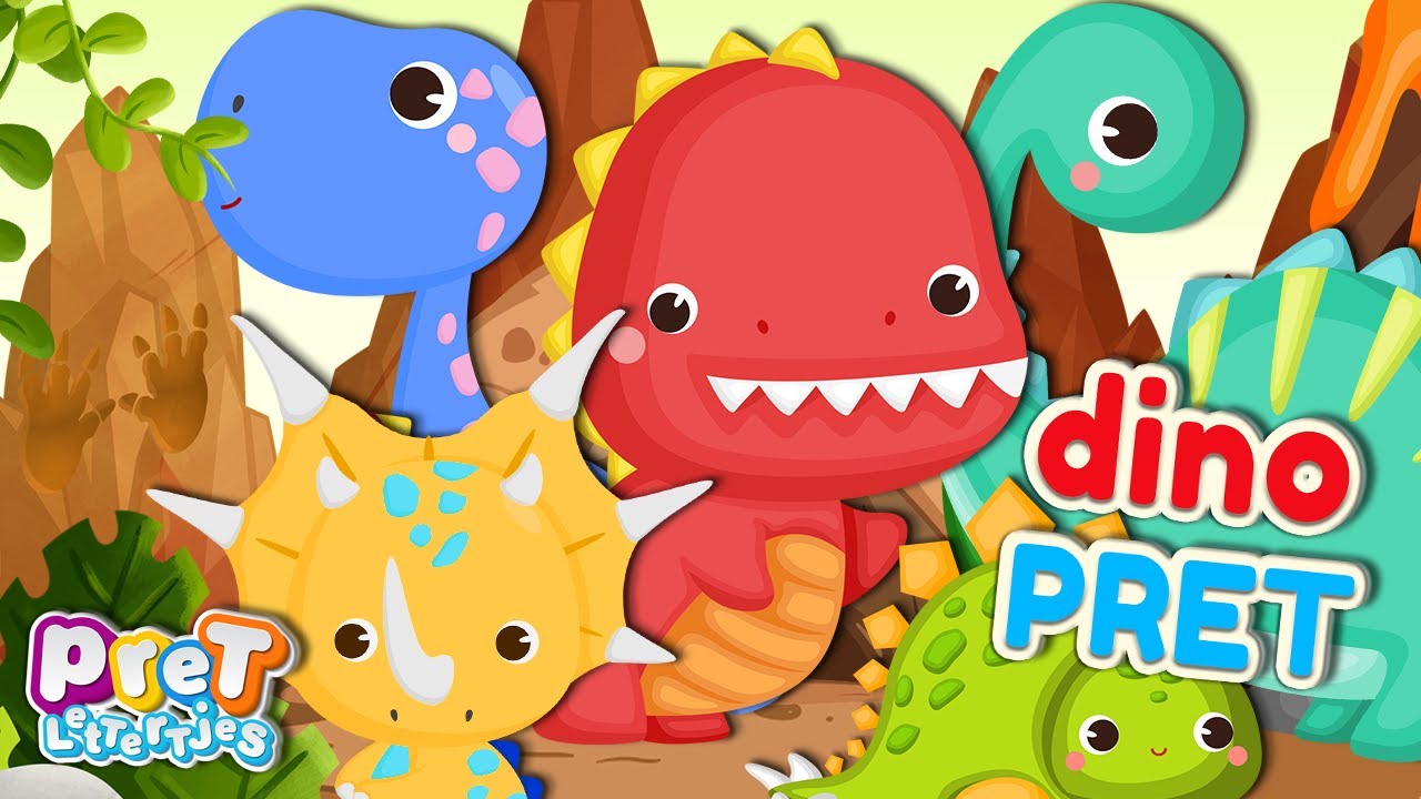 Pretlettertjes Dino PRET • Wat doet de Dino? • Tellen 1 tot 10 • Dino ...