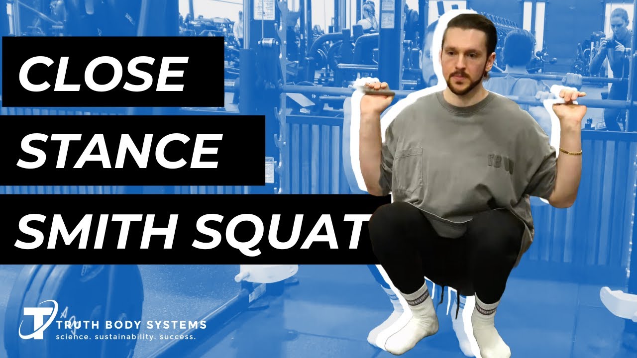 How To Do Close Stance Smith Machine Squats | Targeted Quad Activation ...
